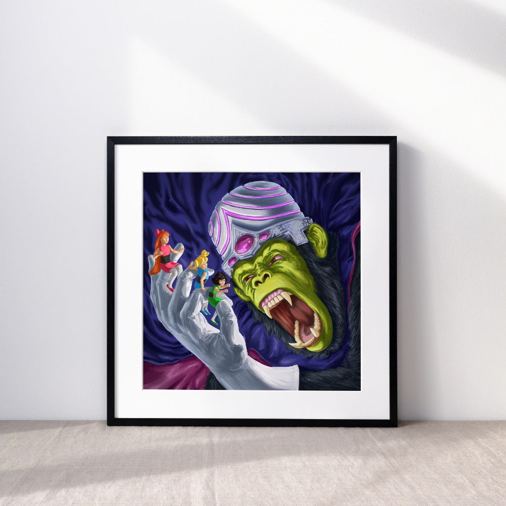 Mojo JoJo from Power Puff Girls Art Print – Kyle La Fever Art