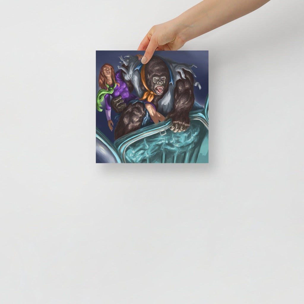 The Ape Man from Scooby-Doo Art Print – Kyle La Fever Art